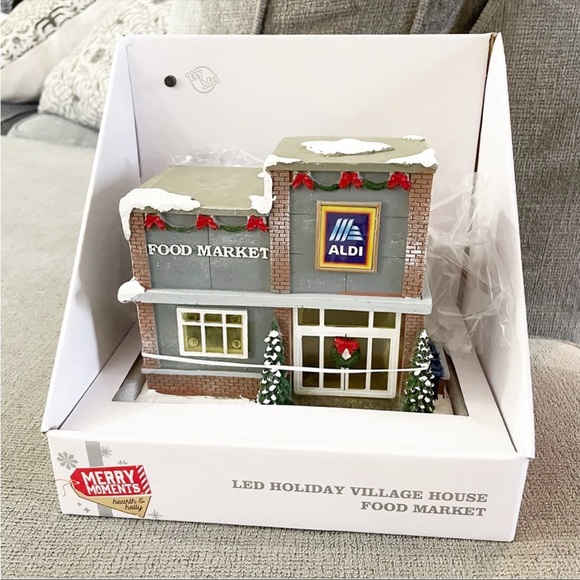 merry moments | Holiday | Aldi Led Holiday Village Food Market ...